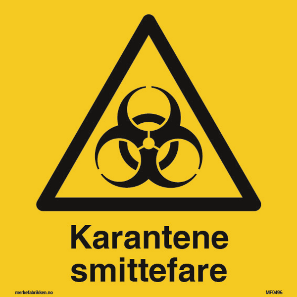 HMS varsel- og fareskilt med symboler og tekst - MERKEFABRIKKEN.NO