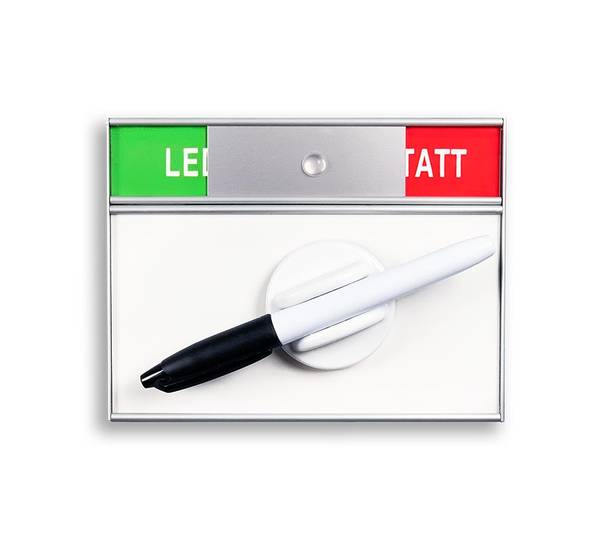 Ledig Opptatt skilt - MERKEFABRIKKEN.NO