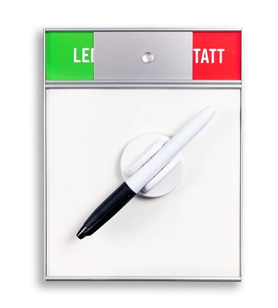 Ledig Opptatt skilt - MERKEFABRIKKEN.NO