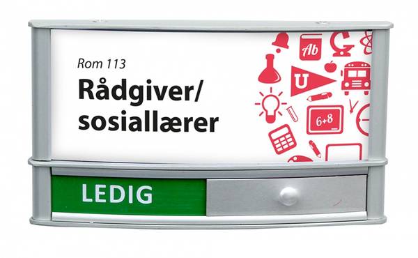 Ledig Opptatt skilt - MERKEFABRIKKEN.NO