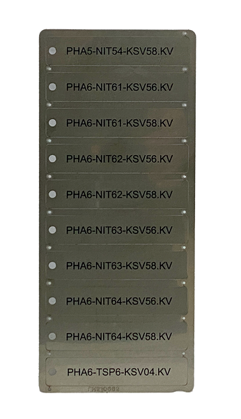 Merkeskilt i syrefast stål og aluminium - MERKEFABRIKKEN.NO